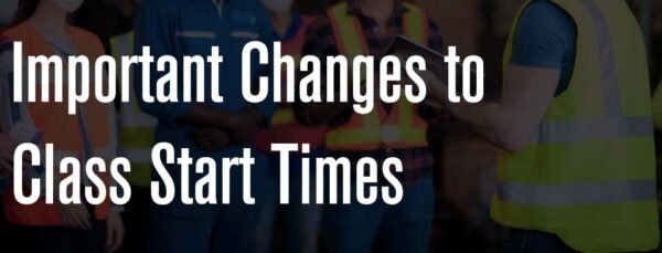 IMPORTANT: Class Start Time Updates for California - NATEC International